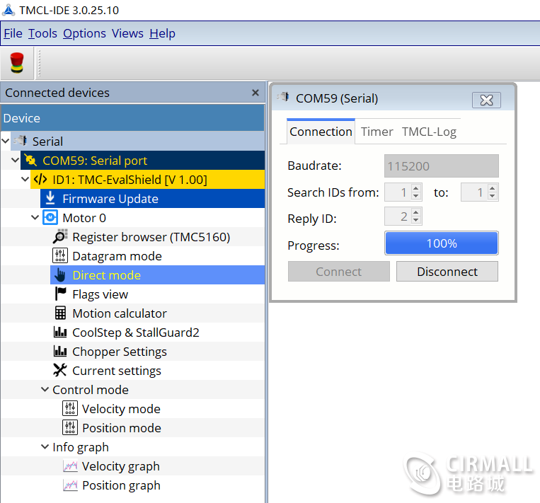 游名：NUCLEO-F103+TMC5160-SHILED连接TMCL-IDE三轴步进系统快速开... - 其他 - 与非网
